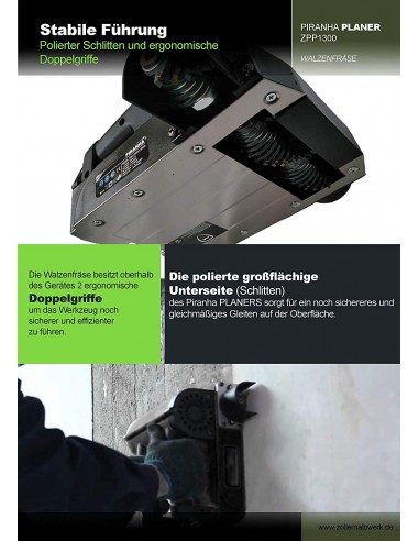 Zollernalb Piranha ZPP1300 rollenfreesmachine, renovatiefreesmachine ...