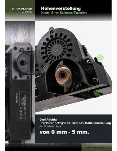 Zollernalb Piranha ZPP1300 fraiseuse à rouleaux, fraiseuse de ...
